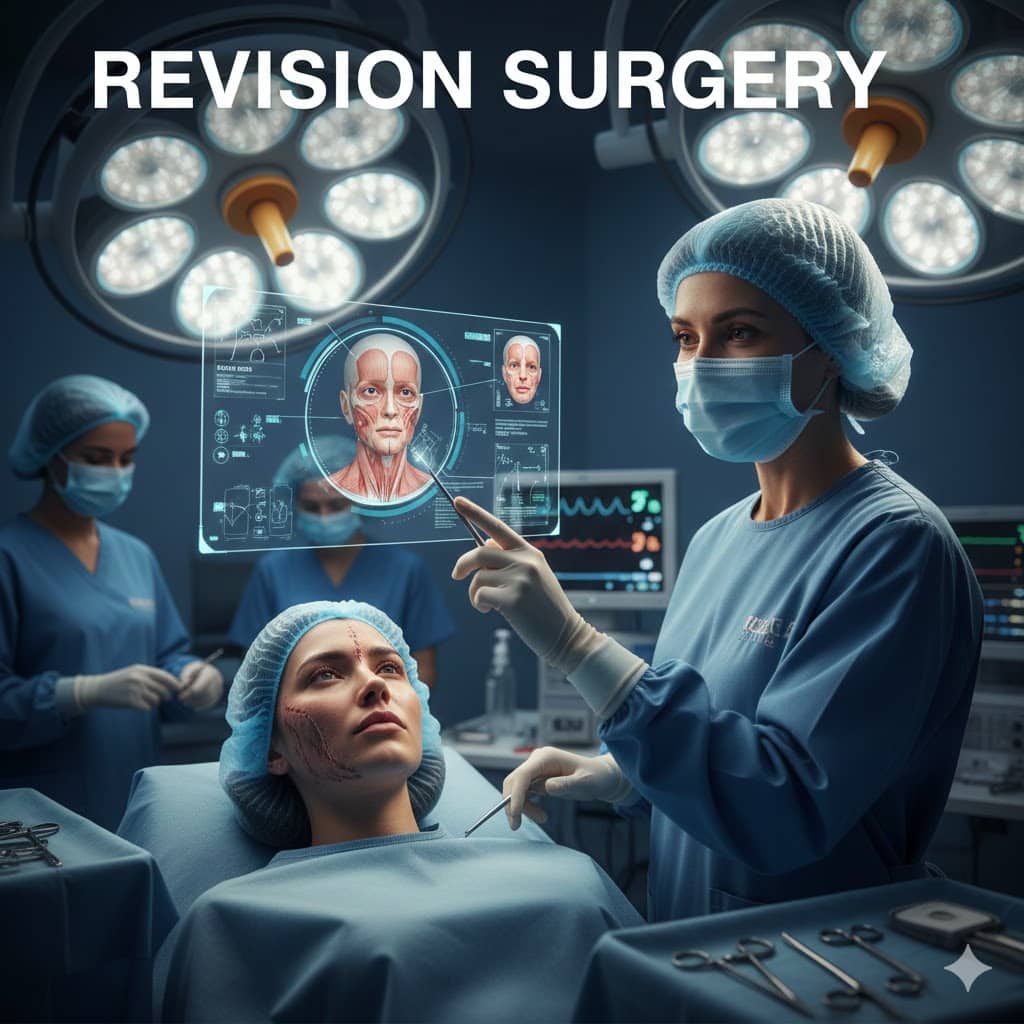 Revision Facial Surgery: Over vs Undercorrection Guides